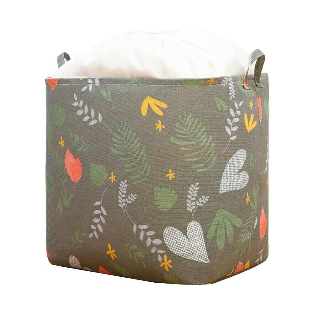 Magik 100L Rectangular Laundry Basket Handle Drawstring Storage Bin ...