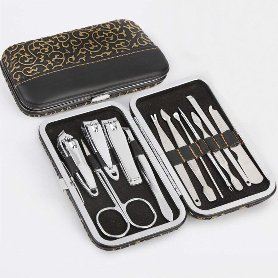 Magik 12PCS Pedicure / Manicure Set Nail Clippers Cleaner Cuticle ...