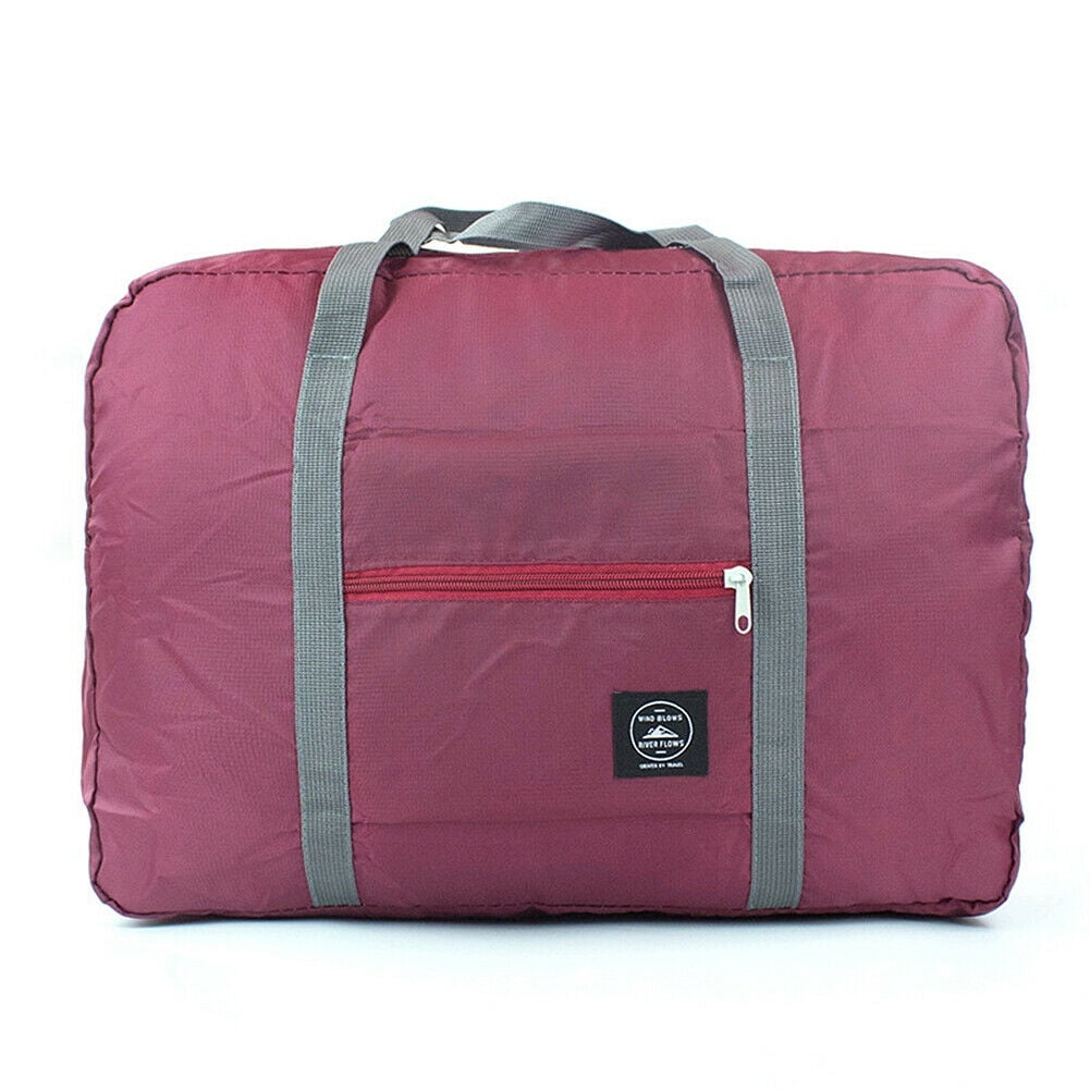 Magik 18” Lightweight Waterproof Duffel Bag for Travel, Burgundy & Gray ...