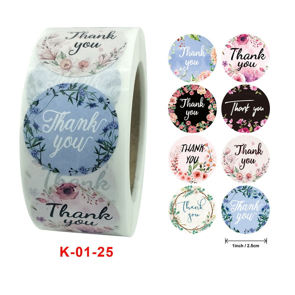 Magik 500-1000 Thank You Reward Award Stickers Labels Kids Bag Gifts ...