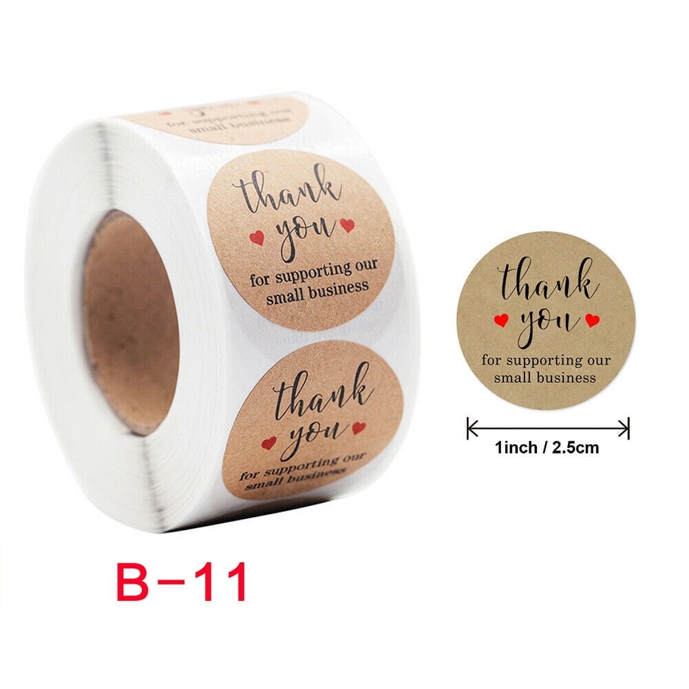 Magik 500-1000 Thank You Reward Award Stickers Labels Kids Bag Gifts ...