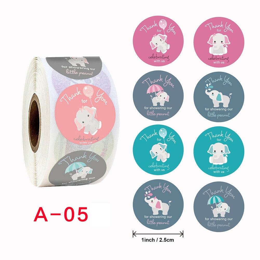 Magik 500-1000 Thank You Reward Award Stickers Labels Kids Bag Gifts ...