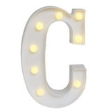 Magik Light up Letter LED Alphabet Number Symbol Plastic Battery ...