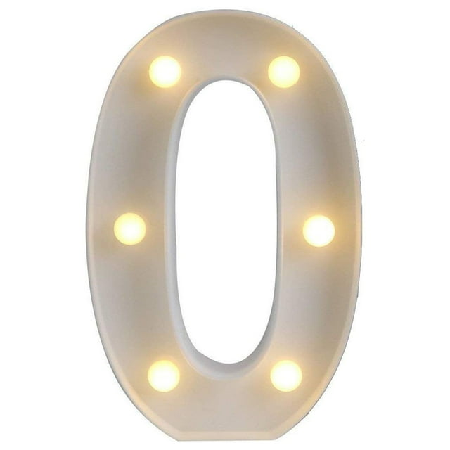 Magik Light up Letter LED Alphabet Number Symbol Plastic Battery ...