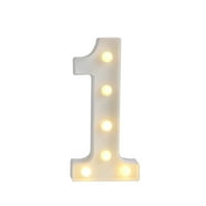 Magik Light up Letter LED Alphabet Number Symbol Plastic Battery ...