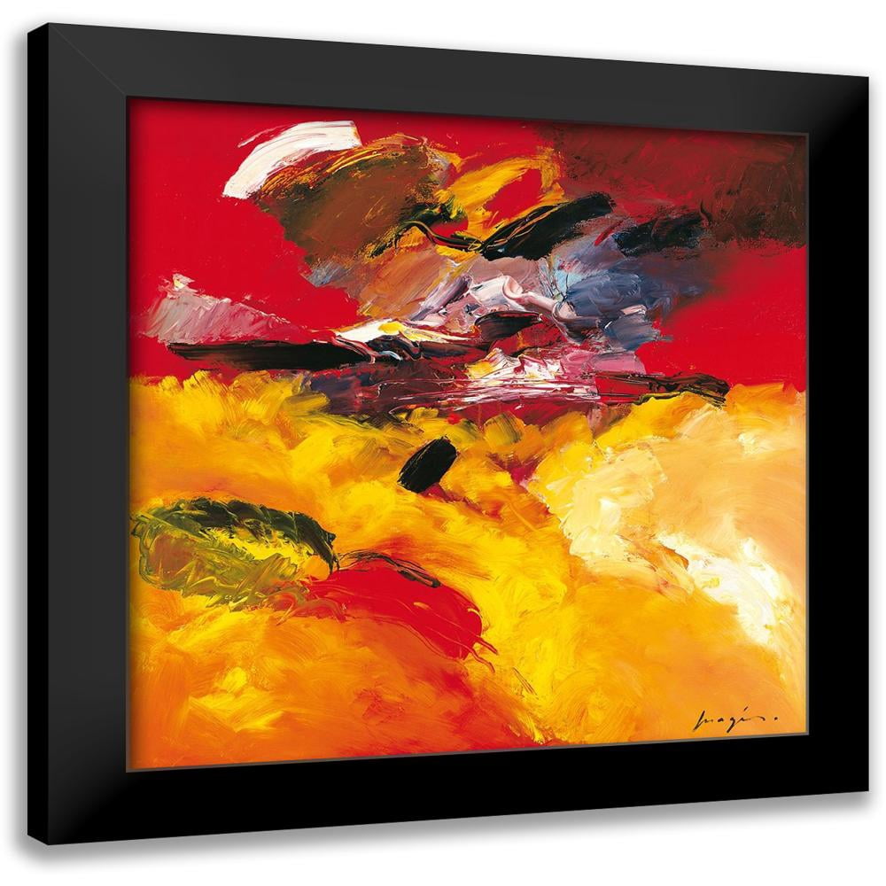 Magis, Pascal 12x12 Black Modern Framed Museum Art Print Titled - Jaune ...