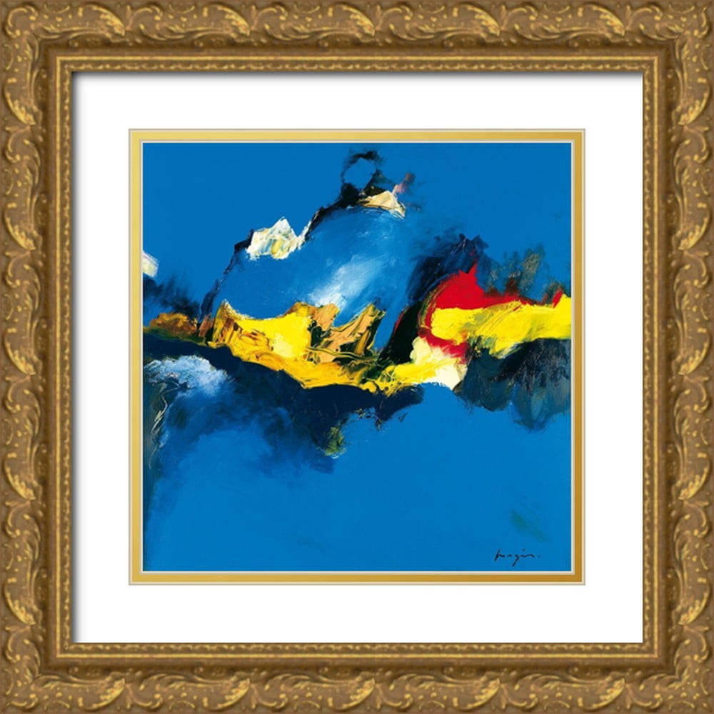 Magis, Pascal 12x12 Gold Ornate Wood Framed with Double Matting Museum ...