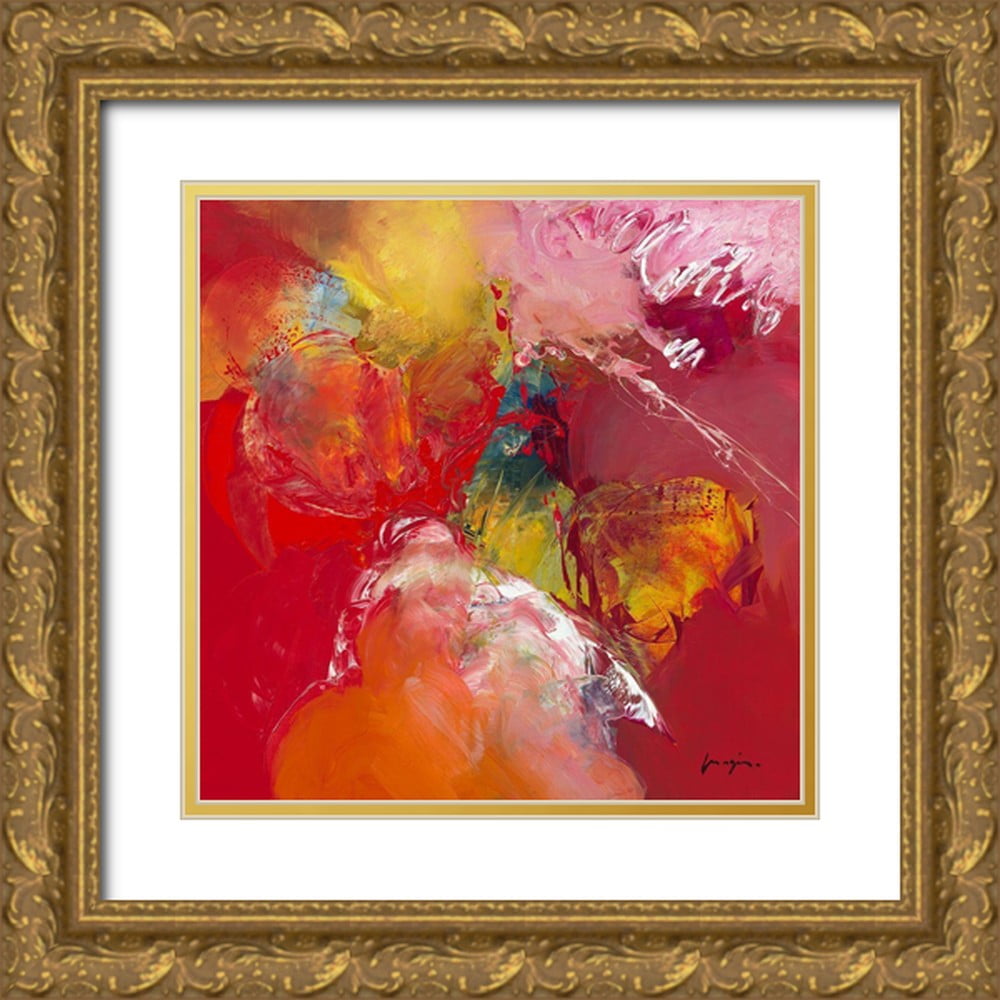 Magis, Pascal 20x20 Gold Ornate Wood Framed with Double Matting Museum ...