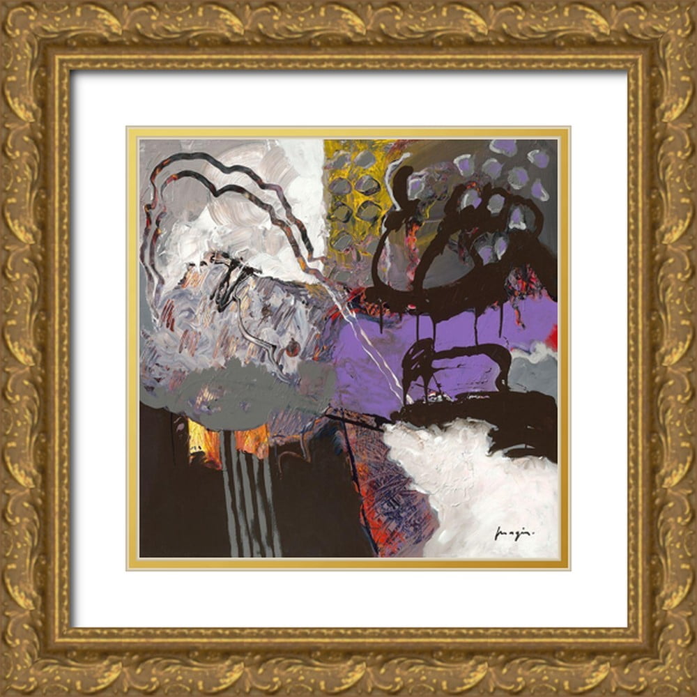 Magis, Pascal 20x20 Gold Ornate Wood Framed with Double Matting Museum ...