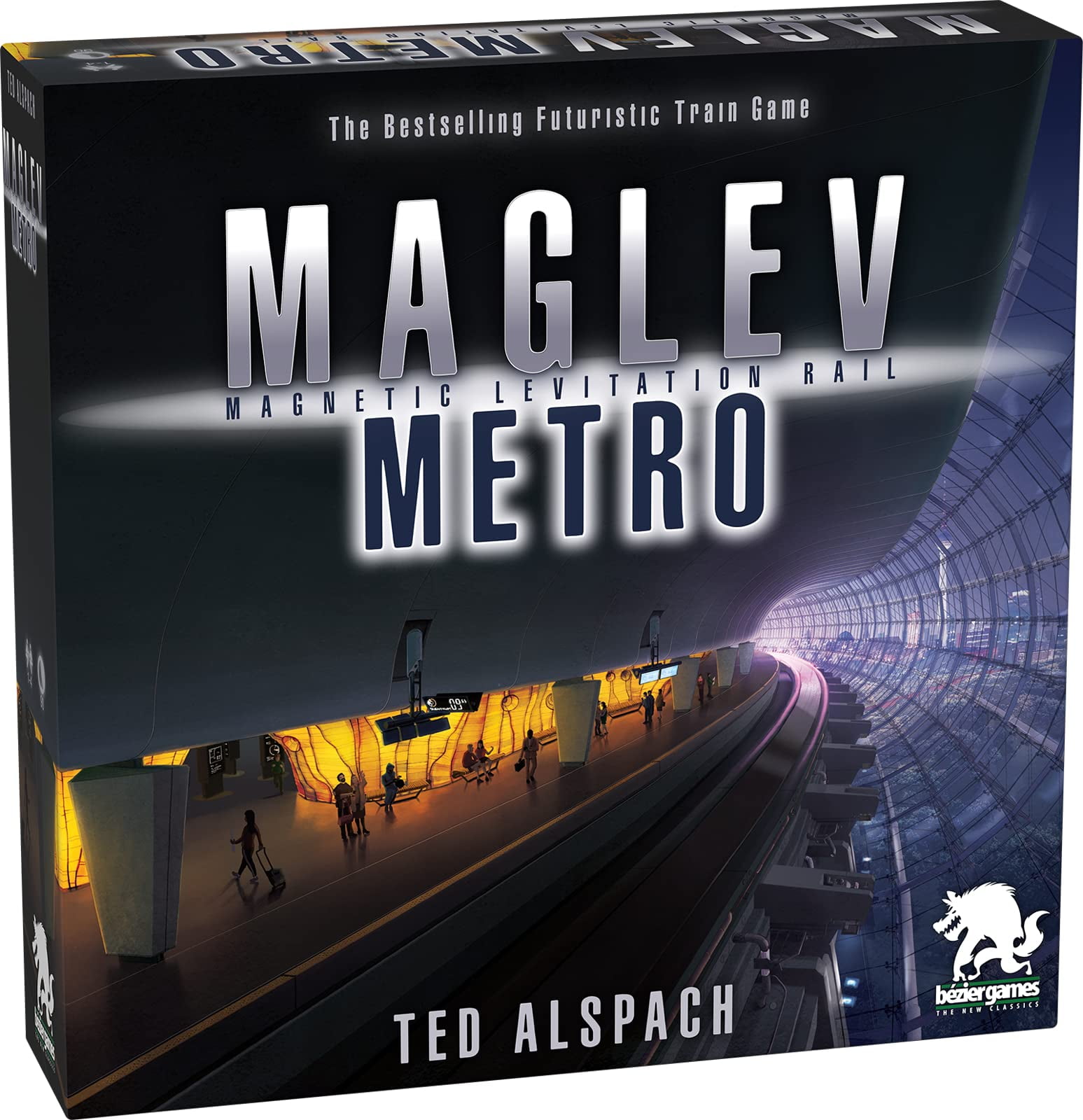 Maglev Metro Board Game, STF9 Strategy Board Game for Adults and Family ...