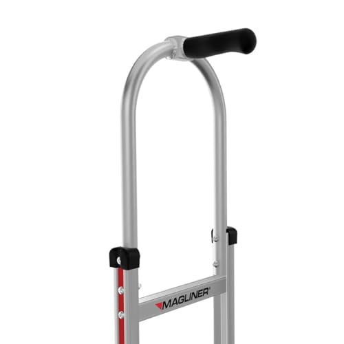 Magliner 301004 Aluminum Single Grip Hand Truck Handle, 20" Length, 15 ...