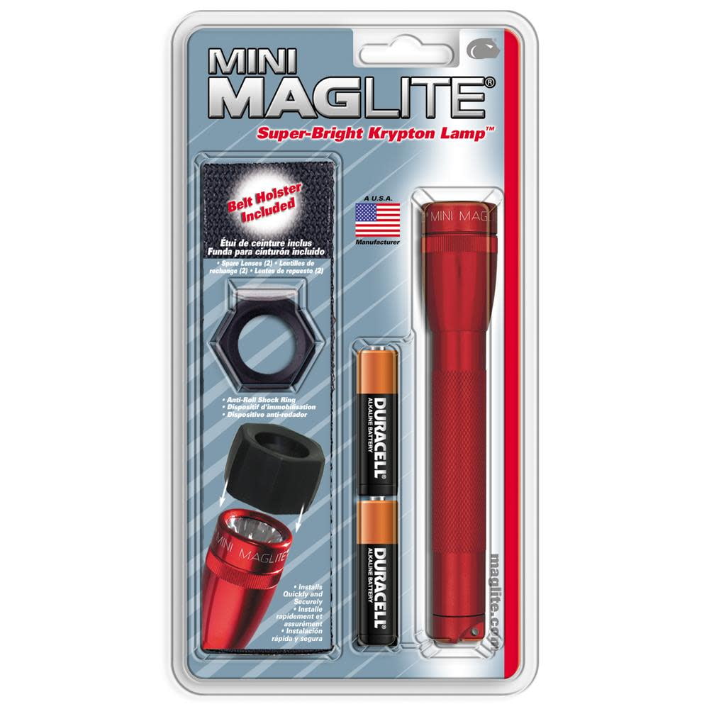 Maglite Lens Pack - 2-Cell Aa Red Aluminum Flashlight - Walmart.com