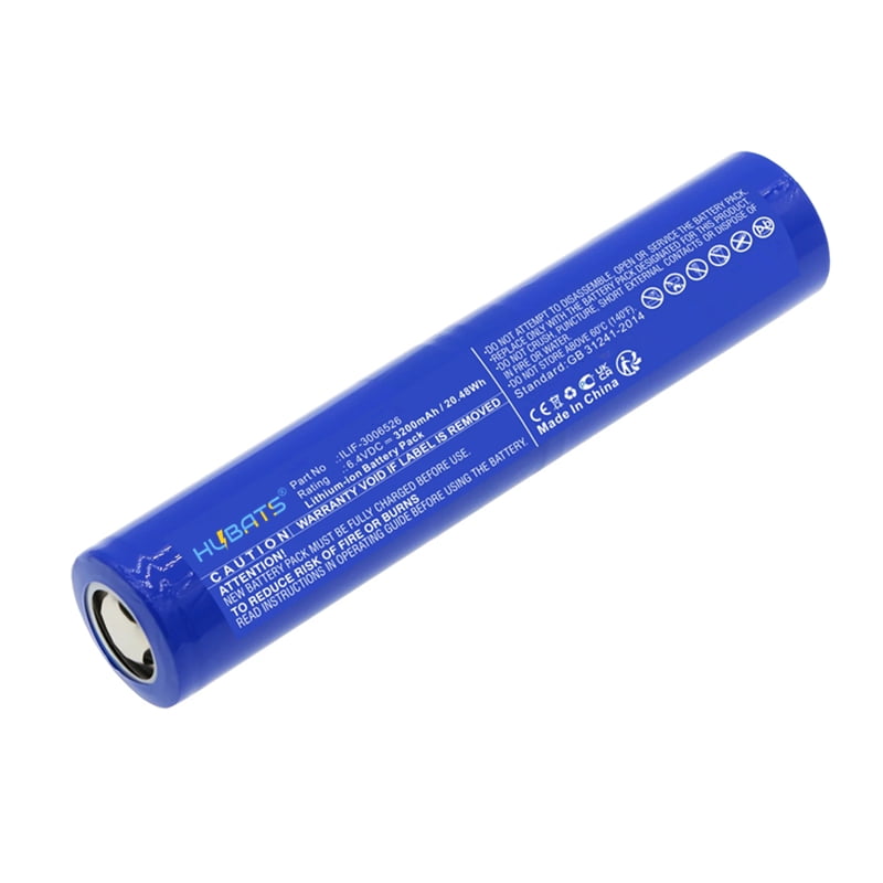 Maglite ML125 ML150LR ML150LRX Flashlight Replacement Battery 3200mAh 6 ...