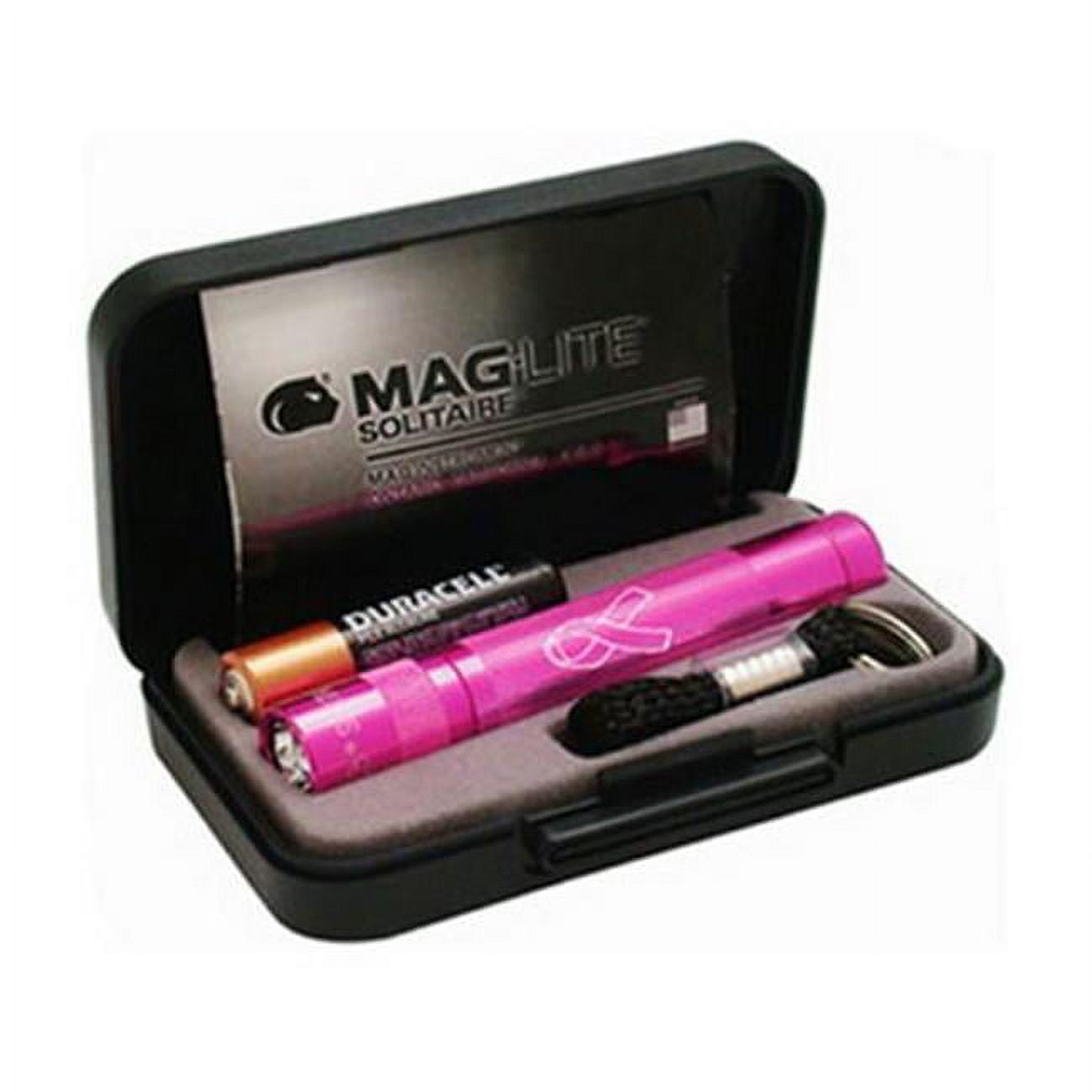 Maglite Mag-Lite Solitaire Pres Box NBCF Pink - Walmart.com