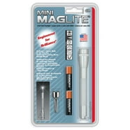 Maglite Mini LED 2-Cell AA Flashlight with Holster, Gray - Walmart.com