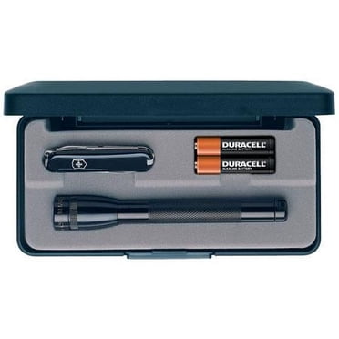 MAGLITE SP32016 Mini LED Flashlight, 111-lumen, Black, Includes AAA ...
