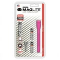 Maglite Mini Maglite AAA LED 111 Lumens, Compact, Hot Pink Color, 2 AAA ...