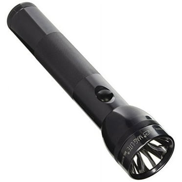Maglite 3-Cell D Black Flashlight - Heavy-Duty Incandescent, Water ...