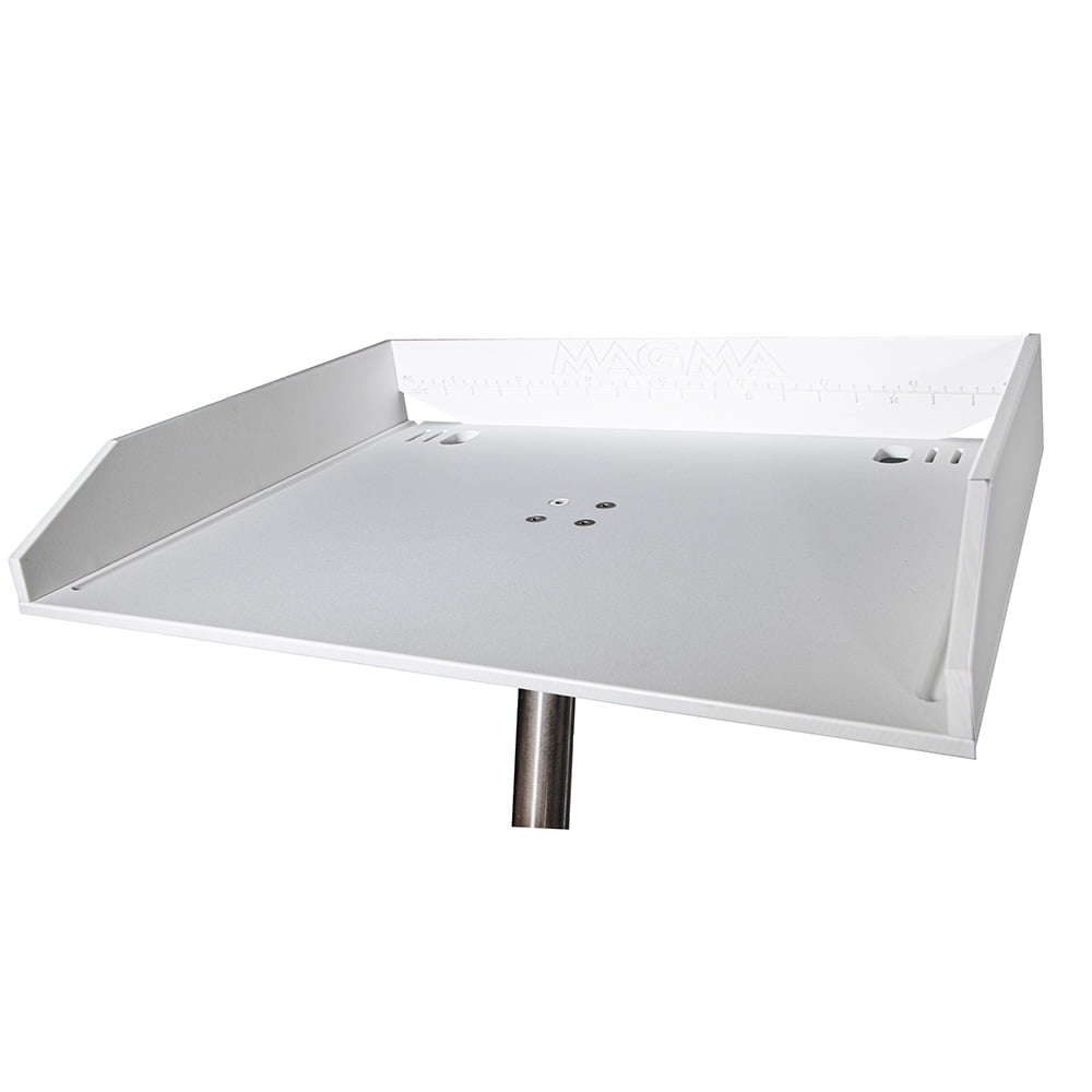 Magma 16" x 20" White Fillet Table w/LeveLock Mount [T10-424] - Walmart.com
