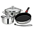 Magma Stainless Steel Induction Compatible 7-Piece Nesting Cookware Set ...