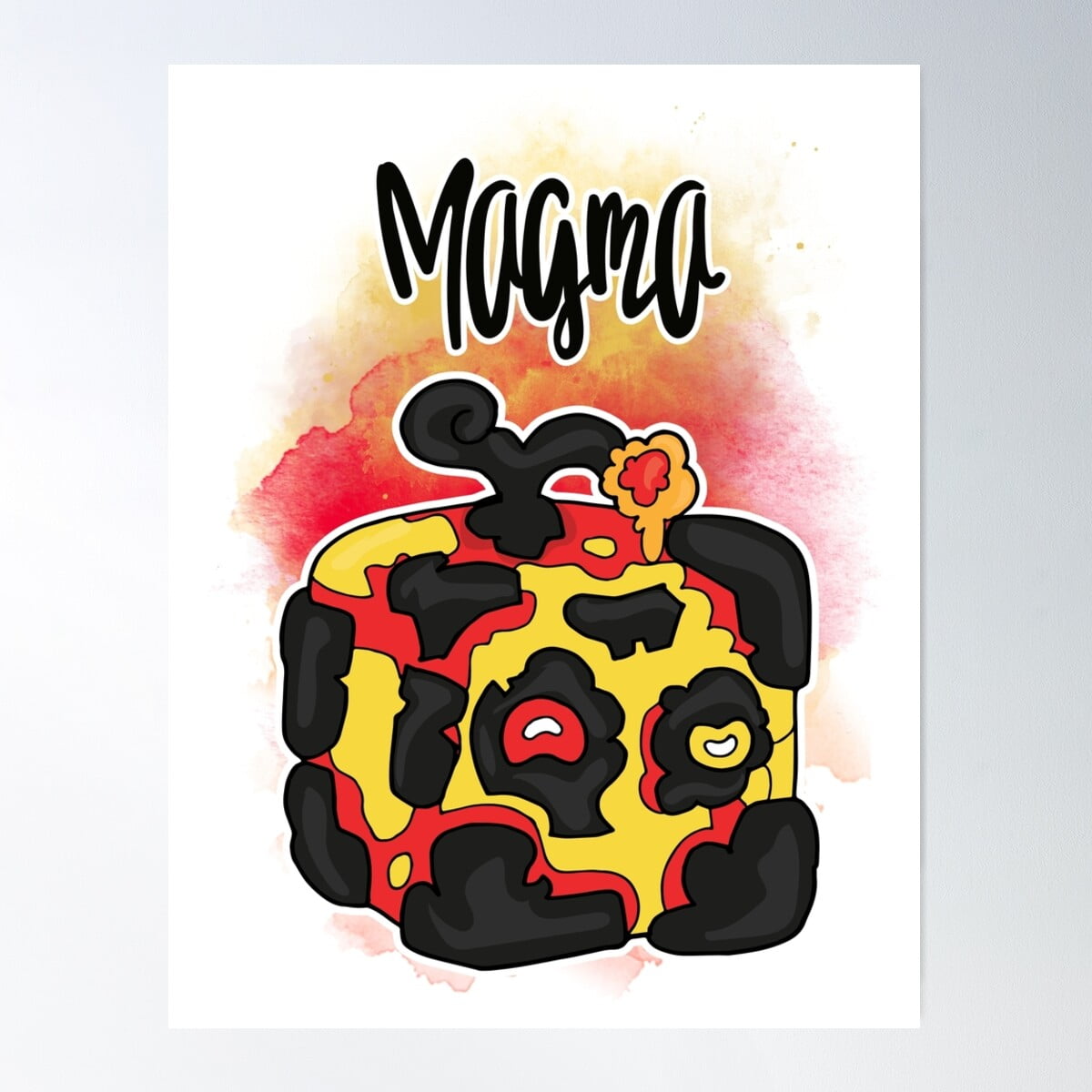 Magma - Blox Fruits Poster Wall Art, Modern Wall Decor For Living Room ...