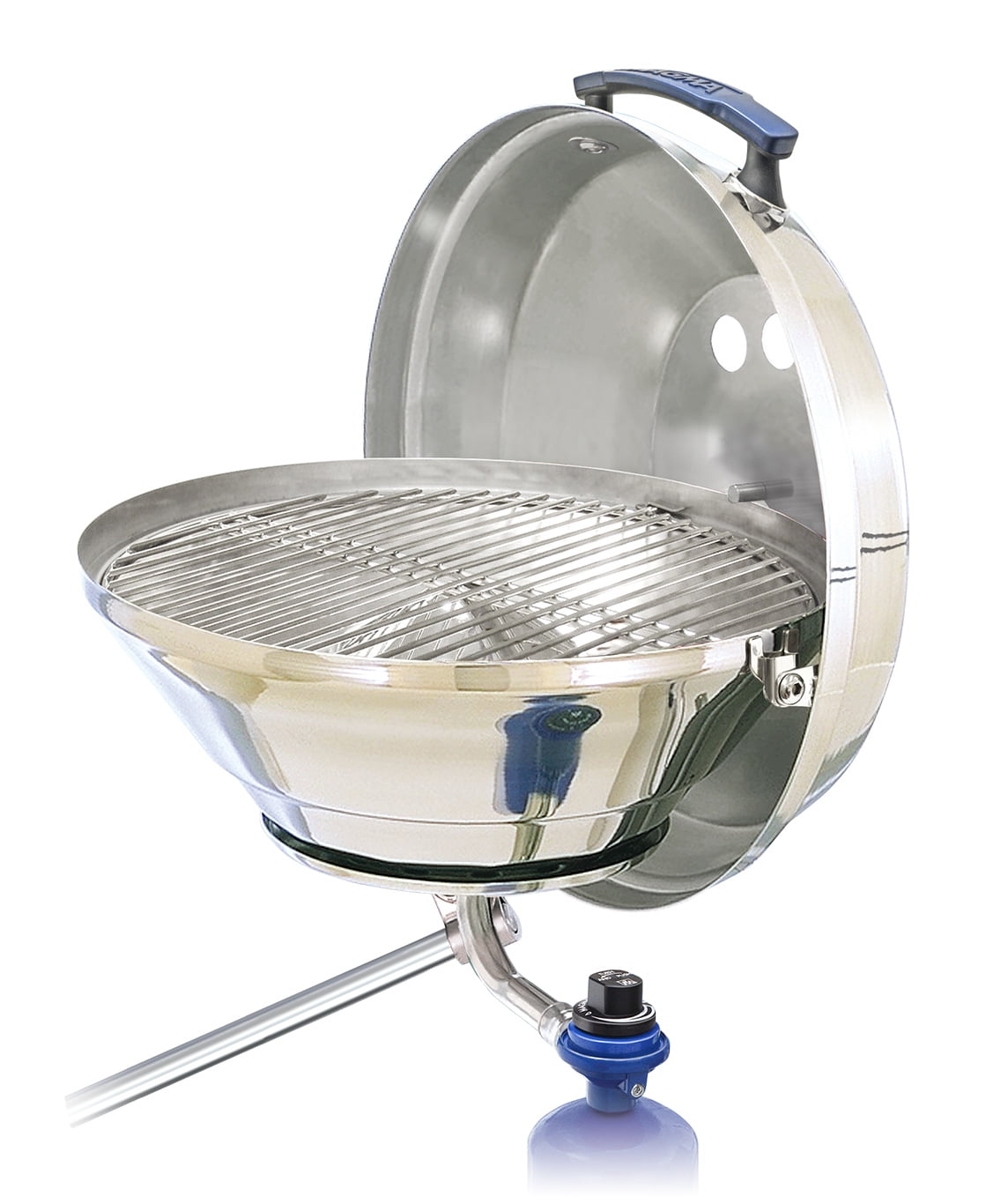 Magma A10-205 Marine Kettle Gas Grill | Stainless Steel Portable Boat ...