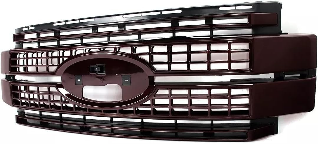 Magma Red Front Grill W/Black Insert Compatible with Ford F250 F350 ...