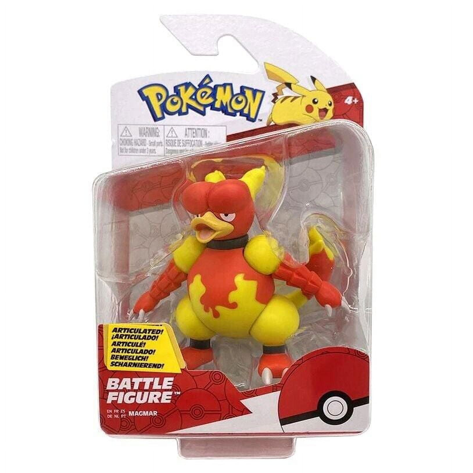 Magmar Battle Figure Jazwares Toys Pokemon Articulated - Walmart.com