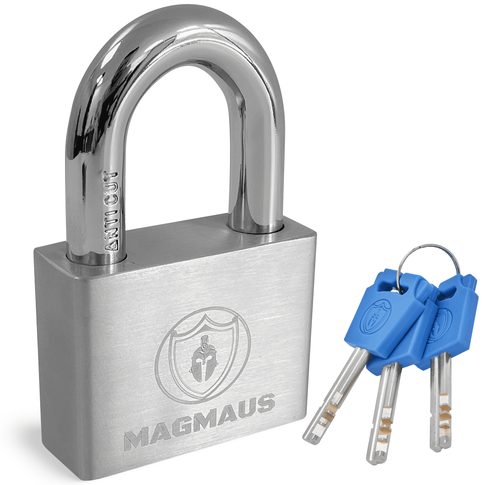 Magmaus® PDL/50 Heavy-Duty Anti-Cut Padlock with 3 Keys for Storage ...