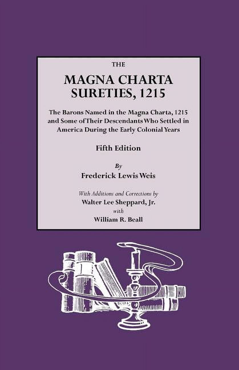 Magna Charta Sureties, 1215 : The Barons Named in the Magna Charta ...