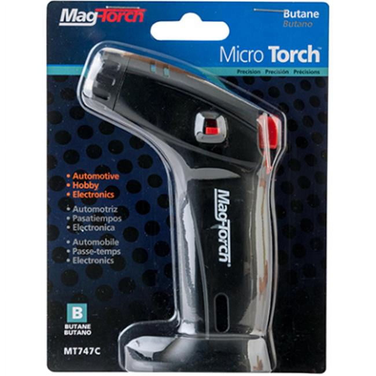 Magna MT747C Butane Torch with Refillable Self Lighting - Walmart.com