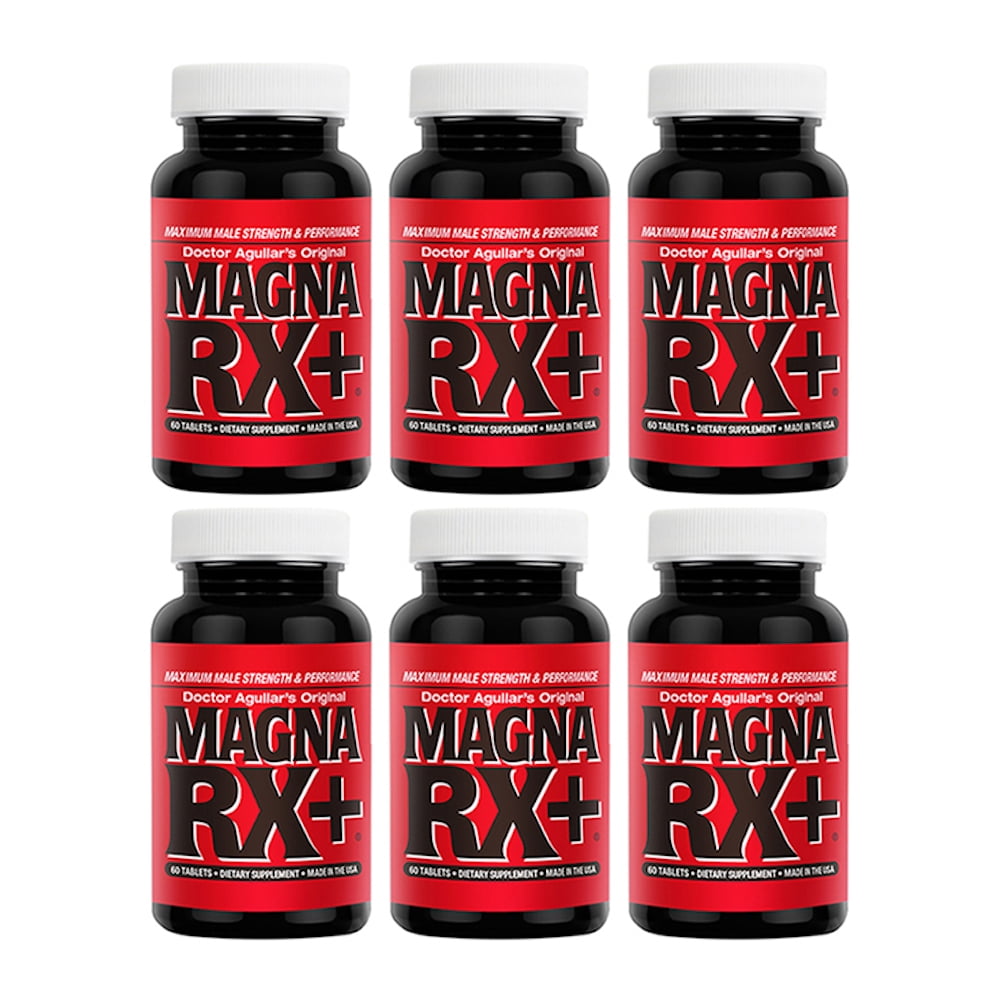 Magna RX+ Doctor Aguilar's Original All-Natural Formula, 6 Month Supply ...
