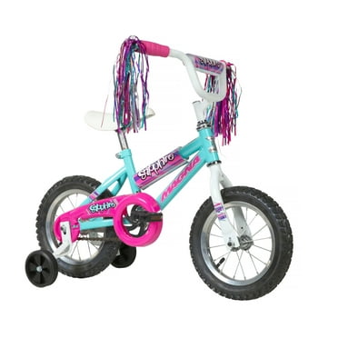 "Titan 16"" Flower Princess Girls BMX Bike with Training Wheels ...