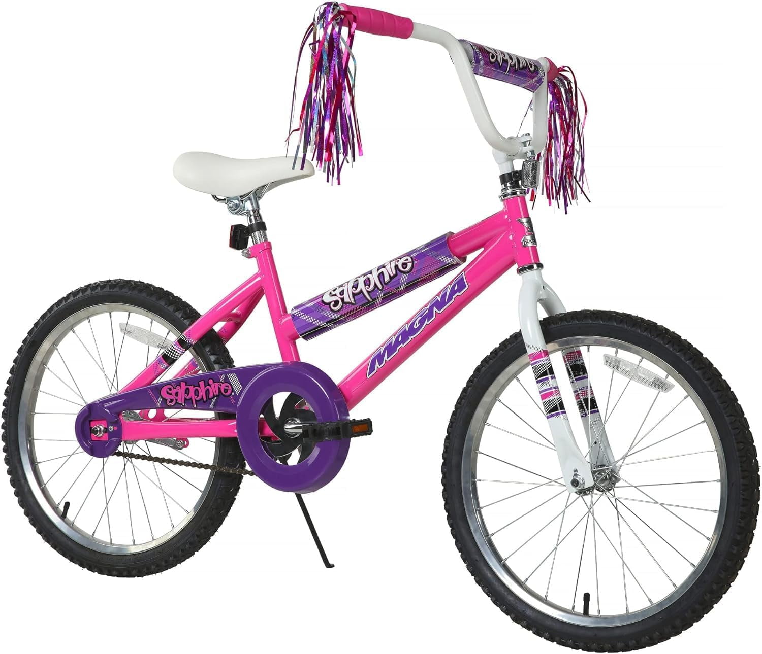 Magna Sapphire Bike - Sturdy Steel Frame, Front and Rear Hand Brakes ...