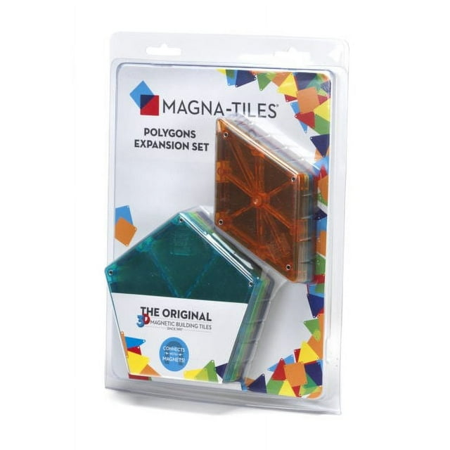 Magna-Tiles 8-Piece Polygons Set - Award-Winning Magnetic Tiles - STEM ...