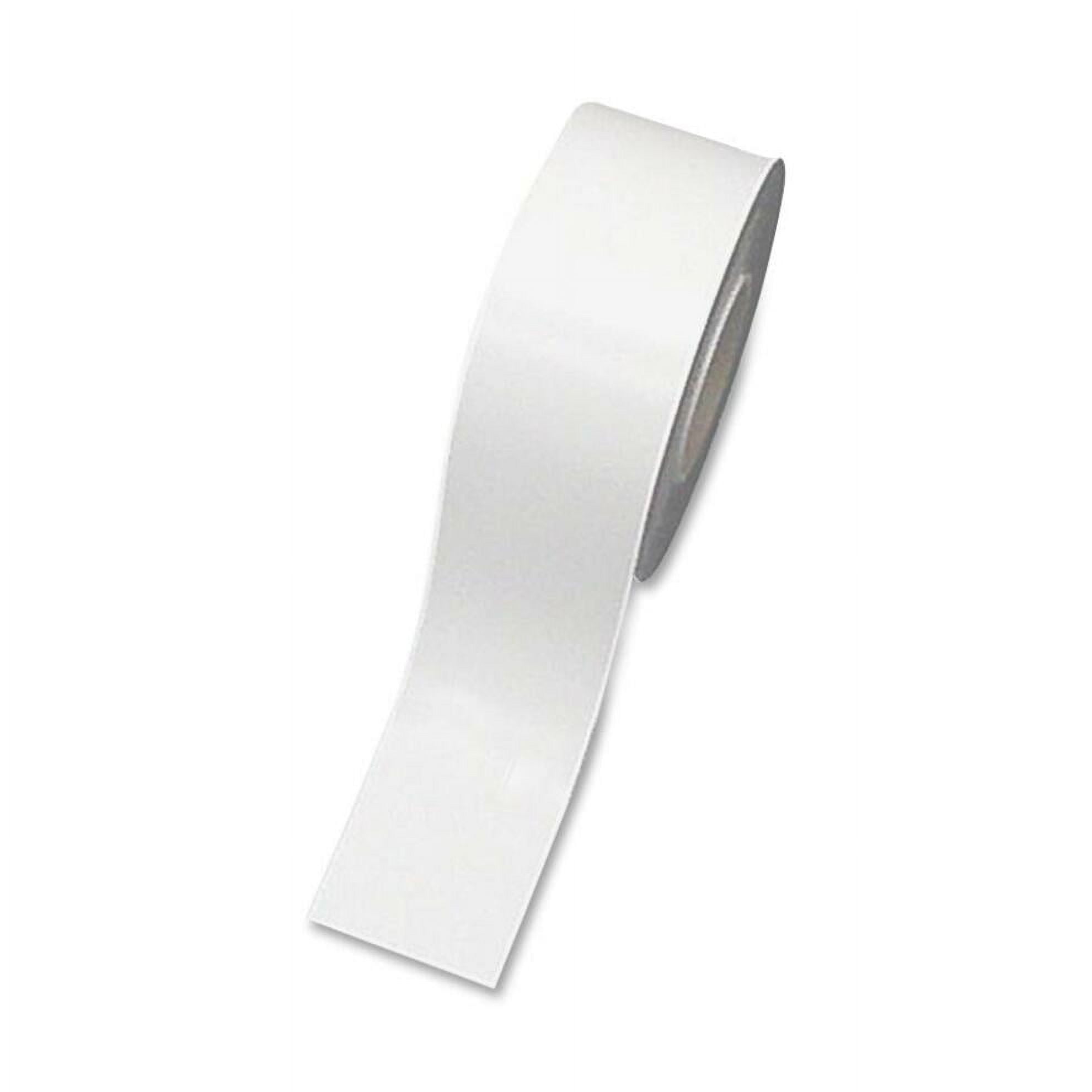 Magna Visual Magnetic Write-On/Wipe-Off Strips, 2" x 50 ft Roll, White ...