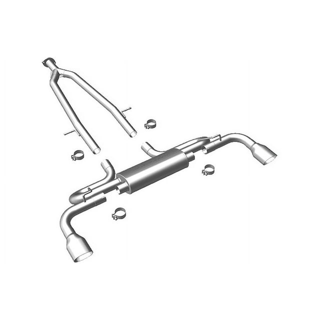 MagnaFlow 02-08 Lexus SC430 L Stainless C/B SYS Performance exhaust ...