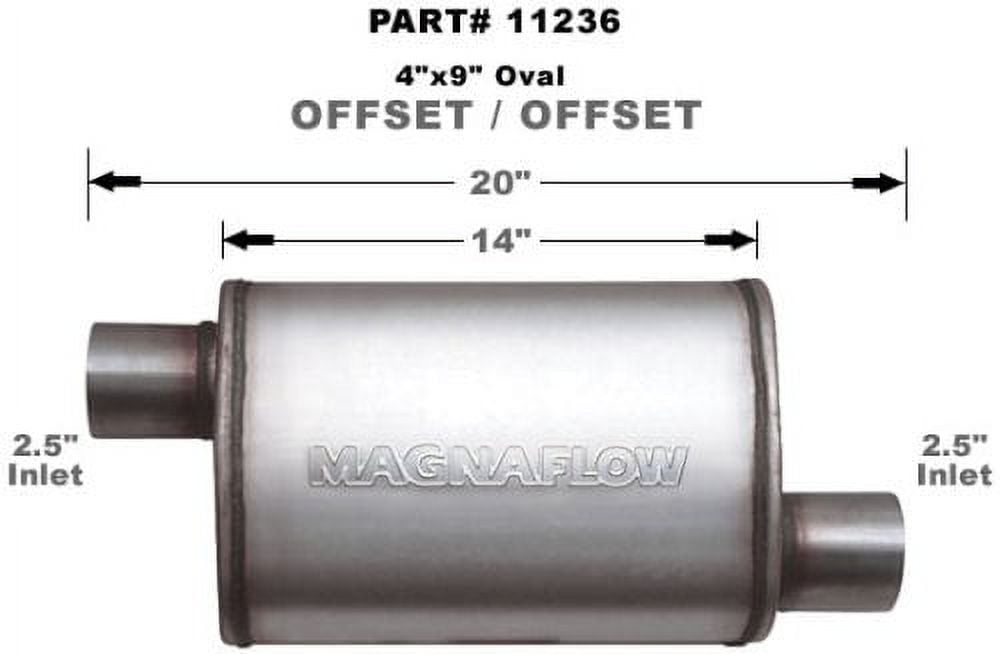 MagnaFlow 11236 Exhaust Muffler - Walmart.com