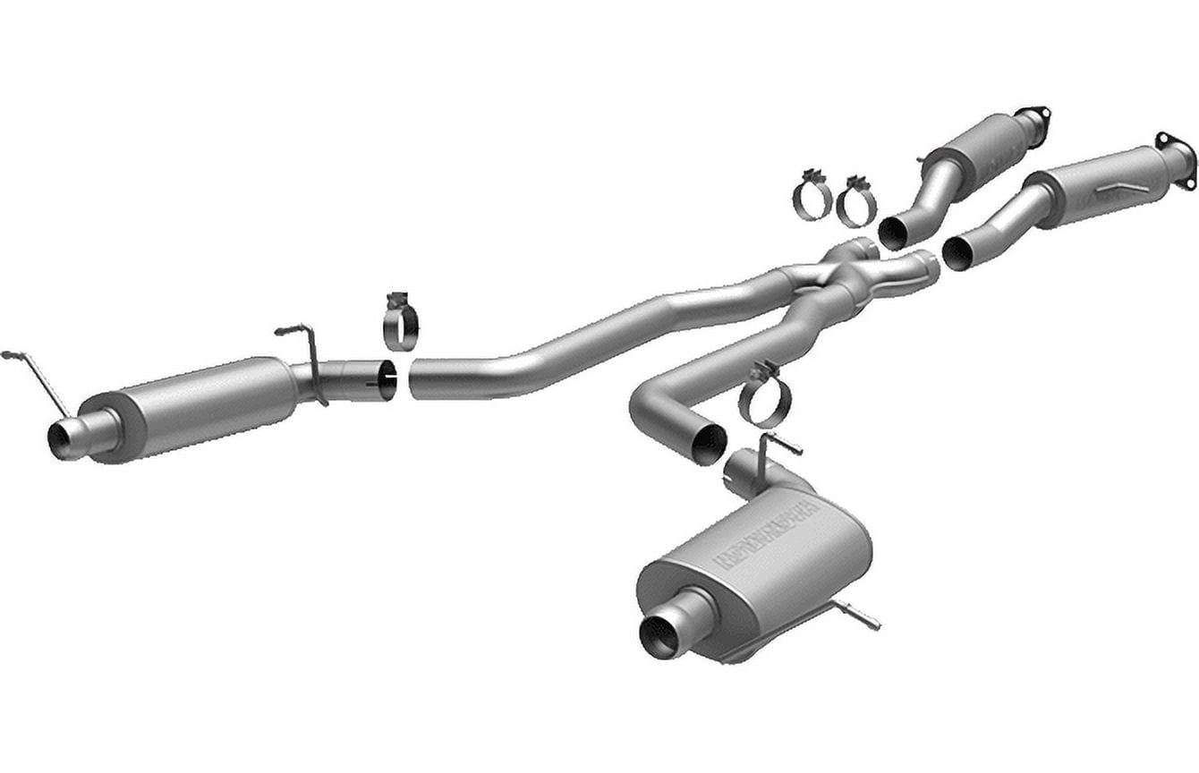 MagnaFlow 12 Jeep Grand Cherokee V8 6.4L Dual Split Rear Exit Stainless ...