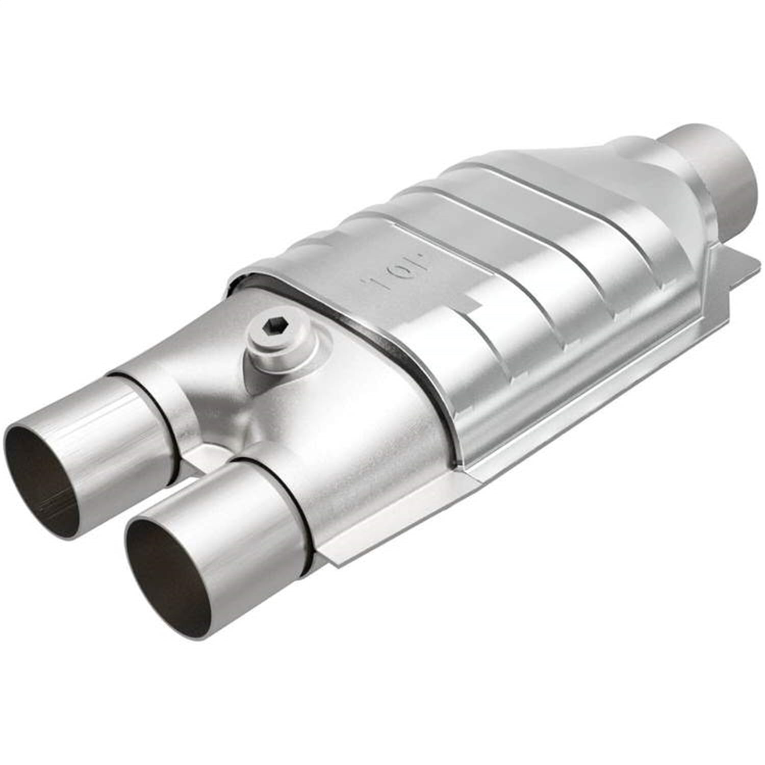 MagnaFlow CARB Compliant Exhaust Converter; 2 in. Tubing/Inlet; 2.5 in ...