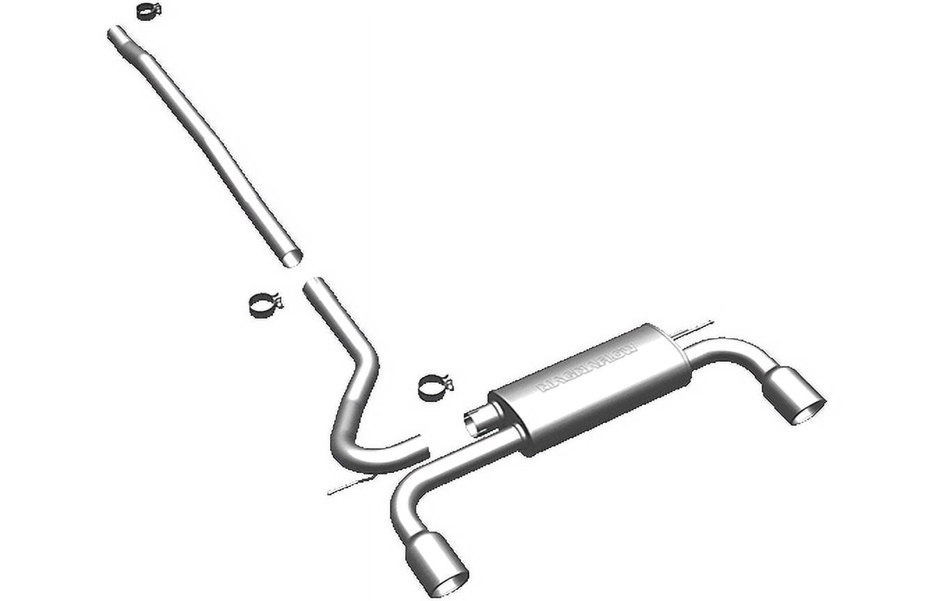 MagnaFlow Mini Countryman Dual Split Rear Exit Stainless Cat-Back ...