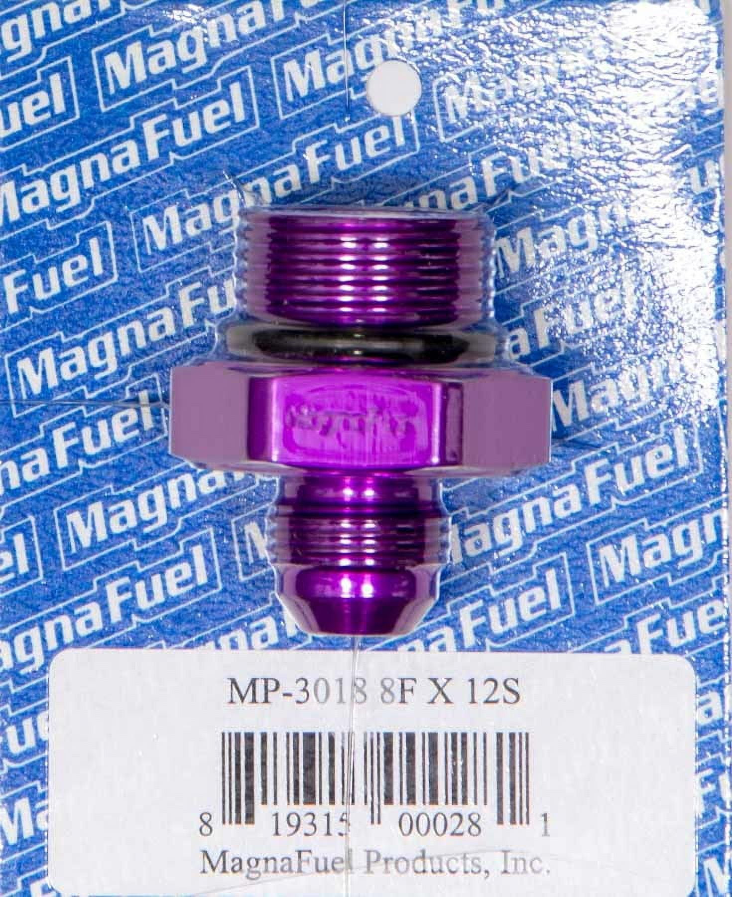 MagnaFuel MP-3018-8AN to -12AN O-Ring Male Adapter Fitting - Walmart.com