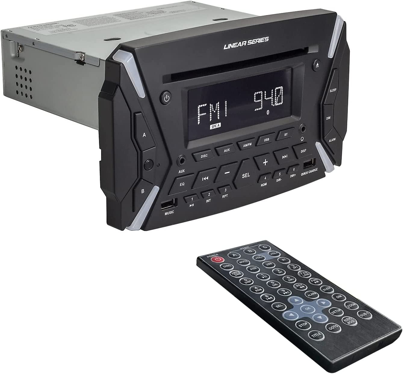 Magnadyne RV6100 4 x 45W Three-Zone Wall Mount Radio with AM & FM ...