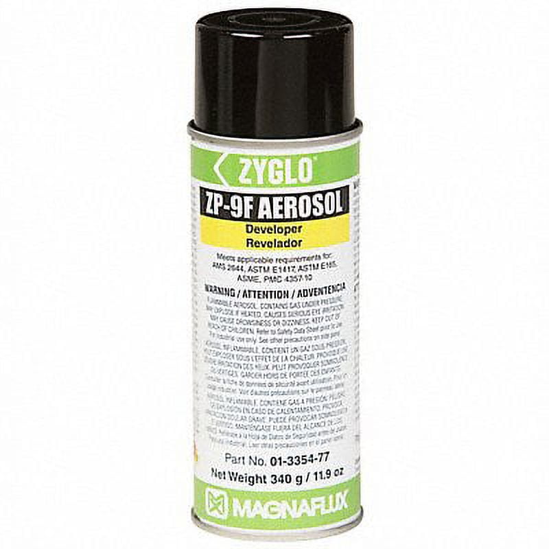Magnaflux Dye Penetrant Developer,16oz,Aerosol Can ZP-9F - Walmart.com