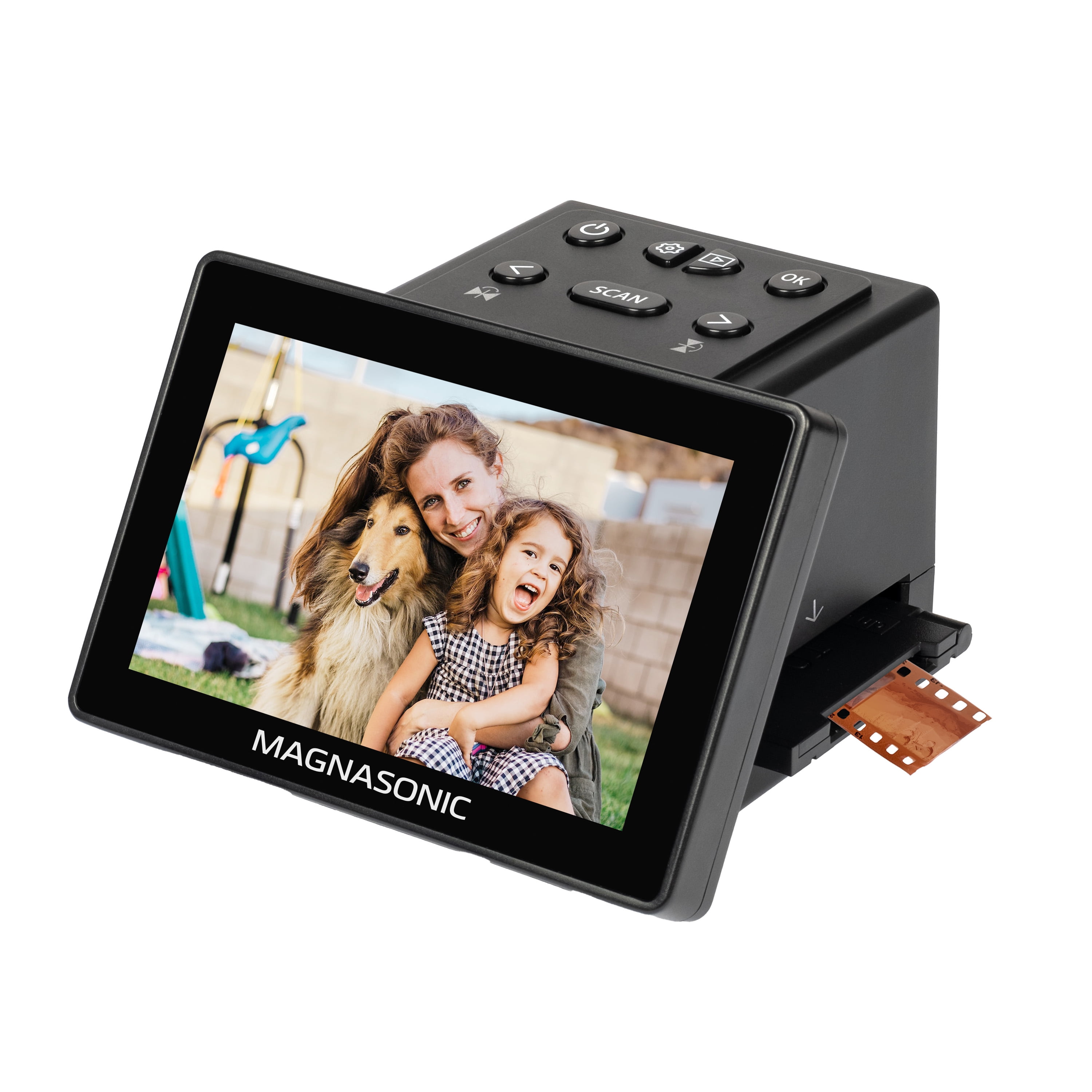 Magnasonic All-in-One 25MP Film Scanner with Large 5" Display & HDMI ...