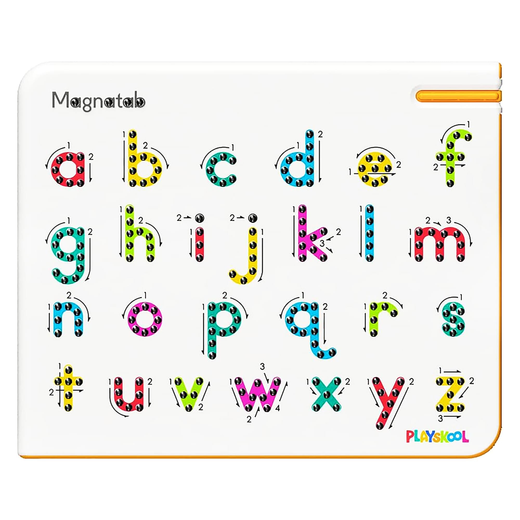 Magnatab Playskool A to Z Lowercase | Learning and Sensory Drawing Tool ...