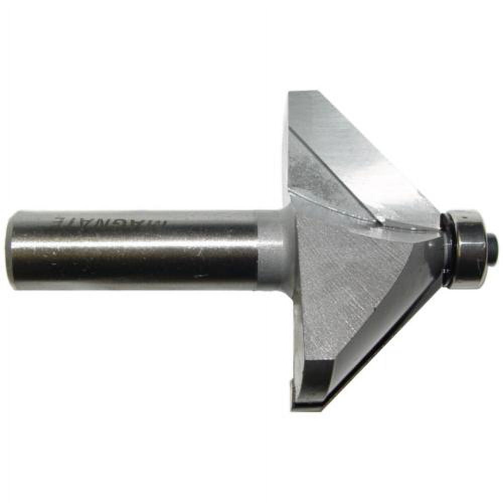 Magnate 0907 Chamfer Carbide Tipped Router Bit - 45 Degree, 1" Cutting ...