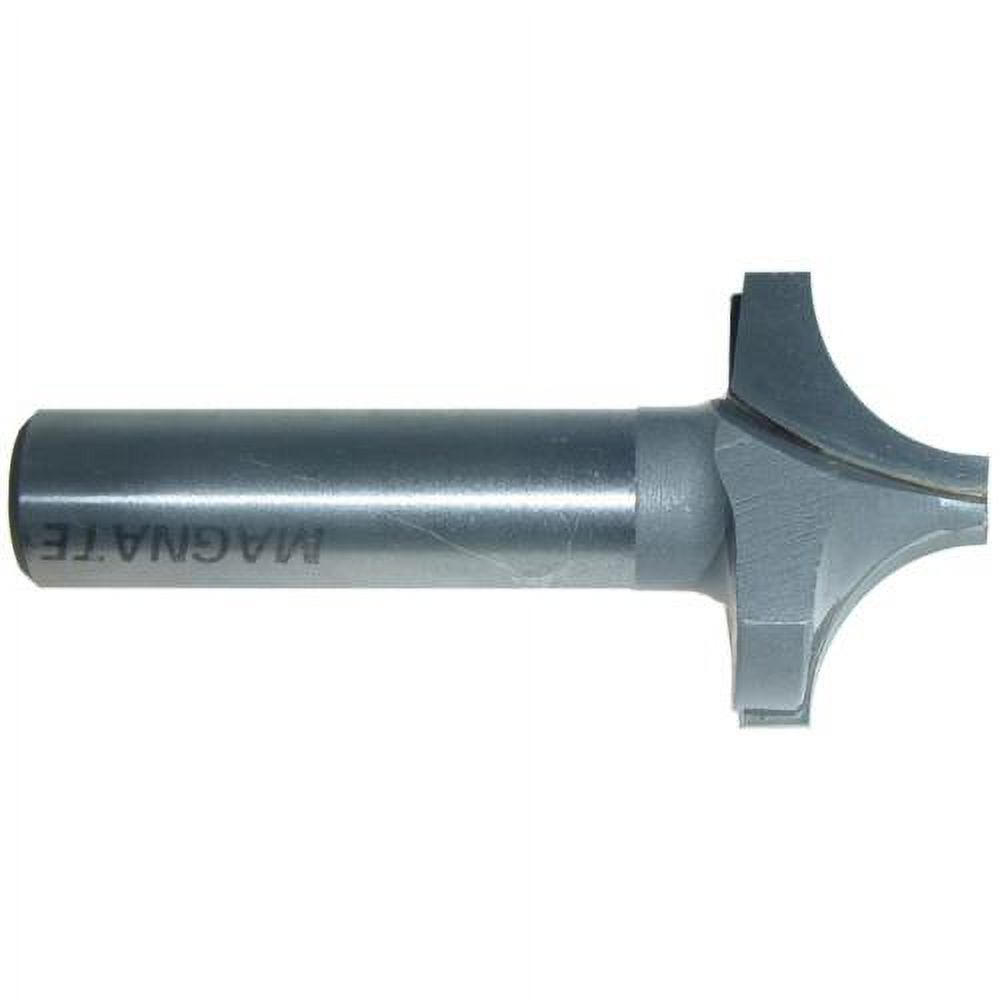 Magnate 1278 Plunge Flat Roundover Router Bit - 1/2" Radius, 1/4" Small ...