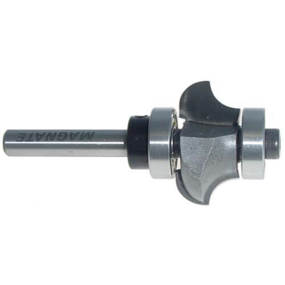 Magnate 1287 Matching Corner Round/Cove Router Bit - 1/4" Radius, 1/4 ...
