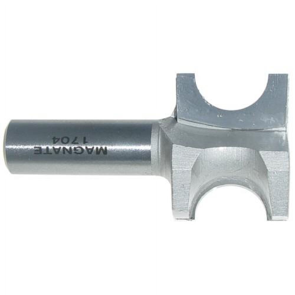 Magnate 1704 Bull Nose (Half Round) Router Bit - 5/8" Bead Diameter, 5/ ...